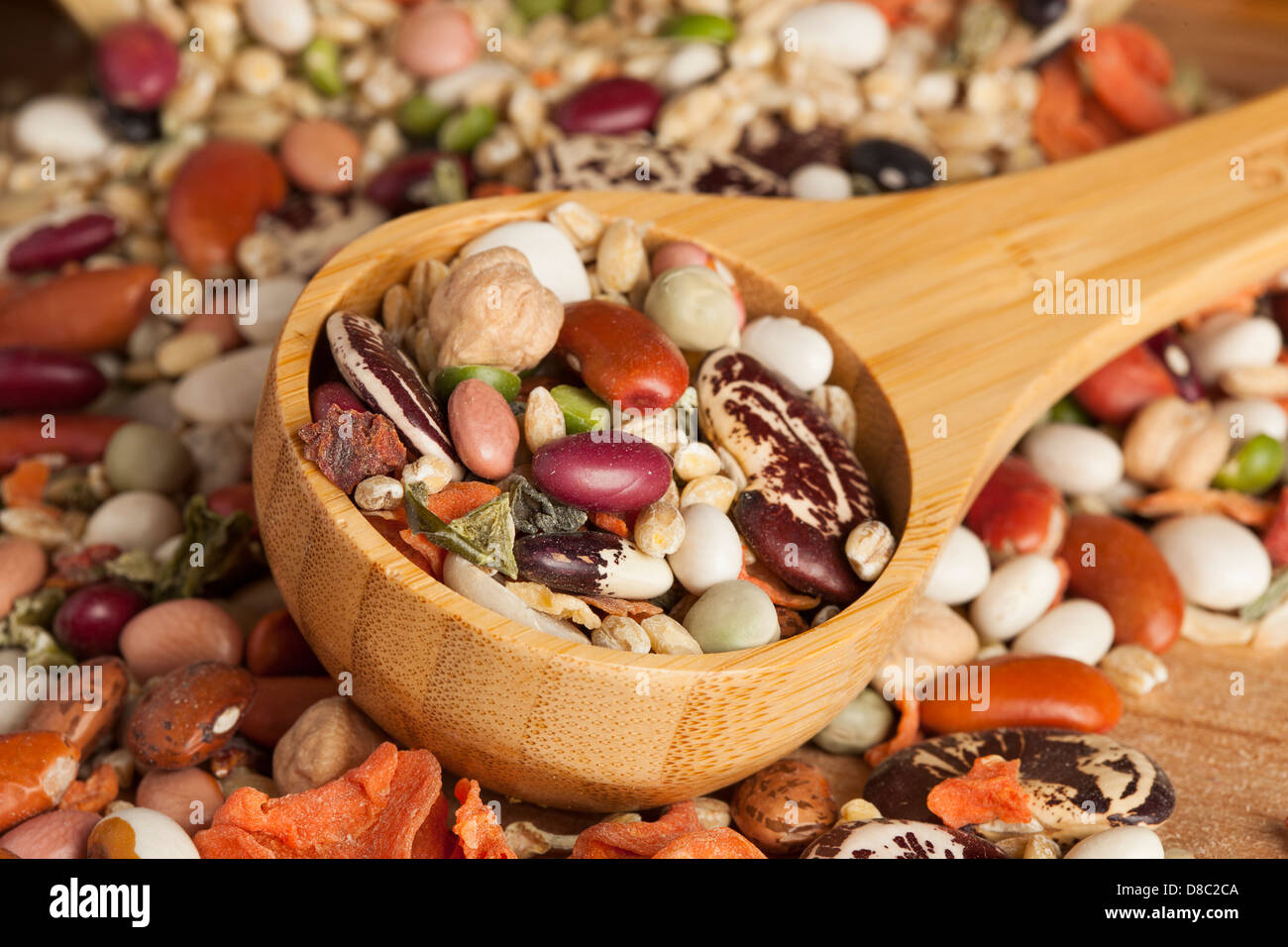 Group of Assorted Dry Beans and Vegetables Stock Photo - Alamy