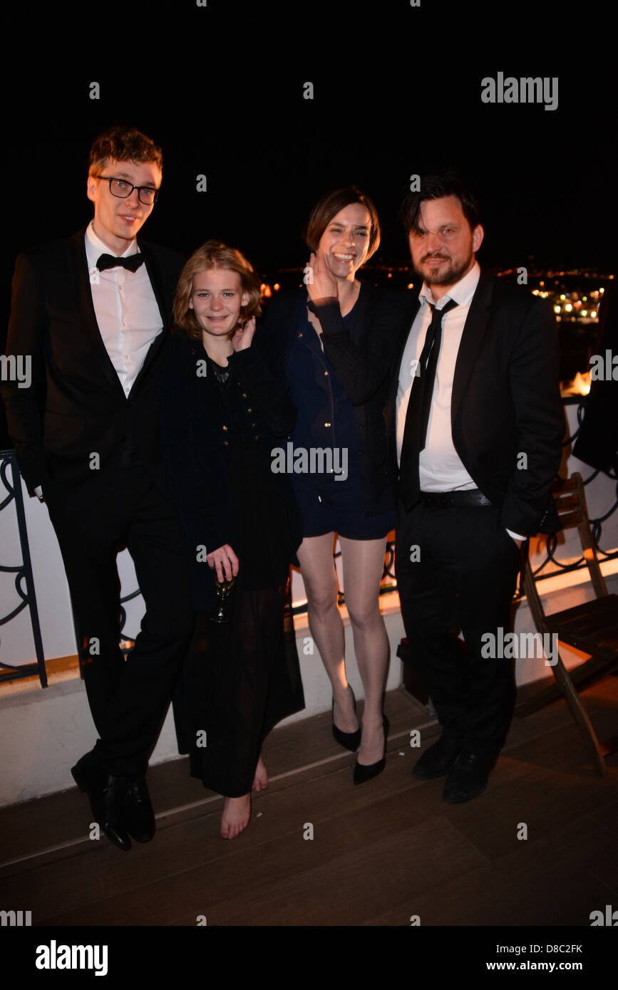 Cannes, France. 23rd May 2013. Julius Feldmeier, Swantje Kohlhof ...