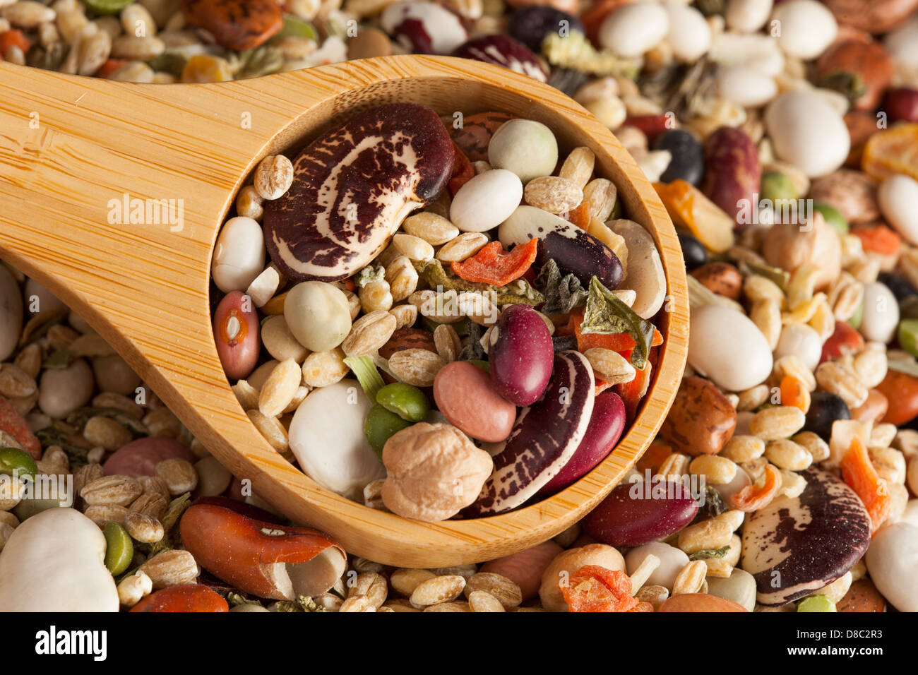 Group of Assorted Dry Beans and Vegetables Stock Photo - Alamy