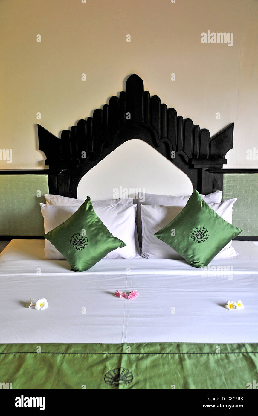 king bed in hotel room Bagan Myanmar Stock Photo - Alamy