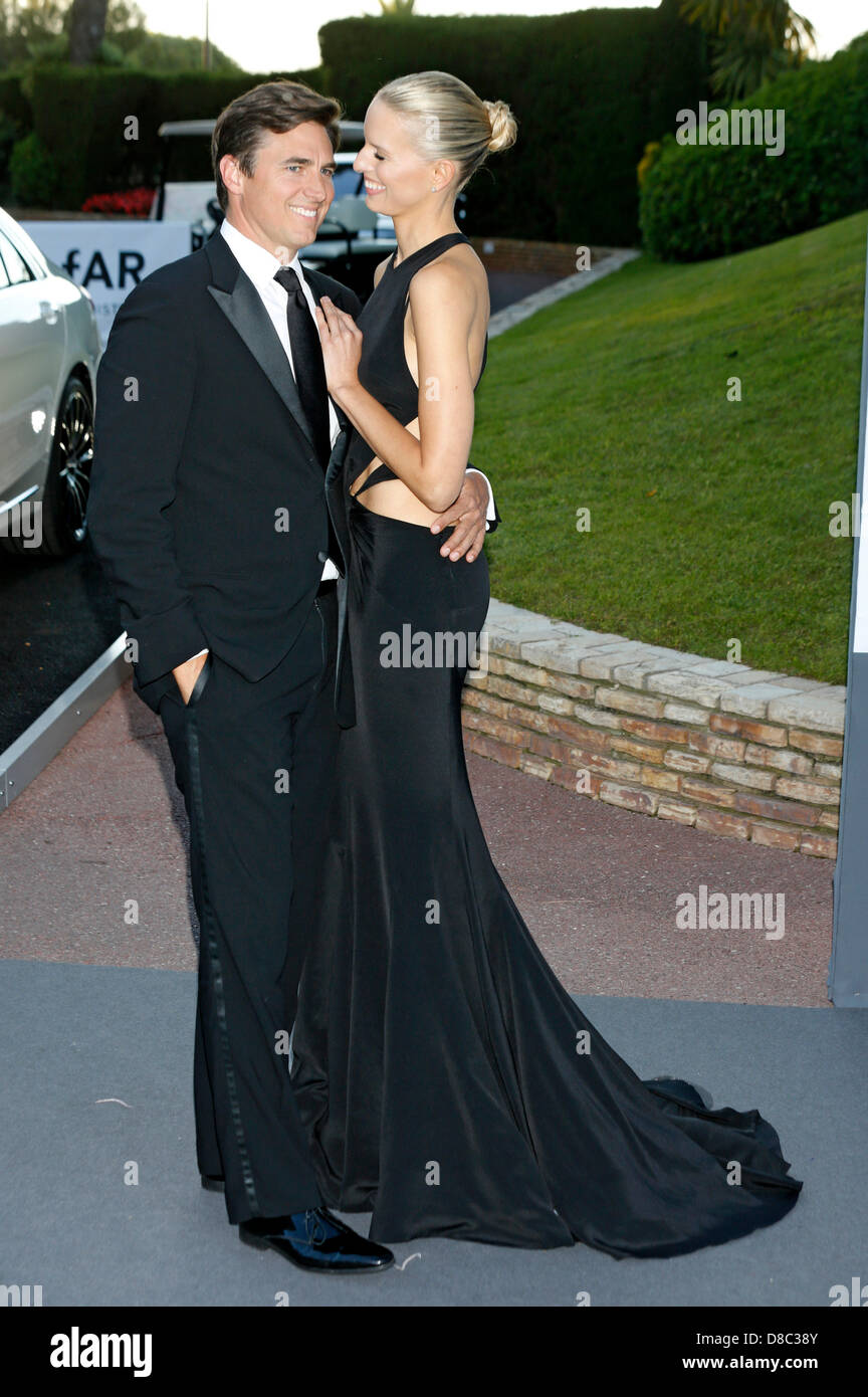 Cannes, France. 23rd May 2013. Archie Drury and Karolina Kurkova attend ...