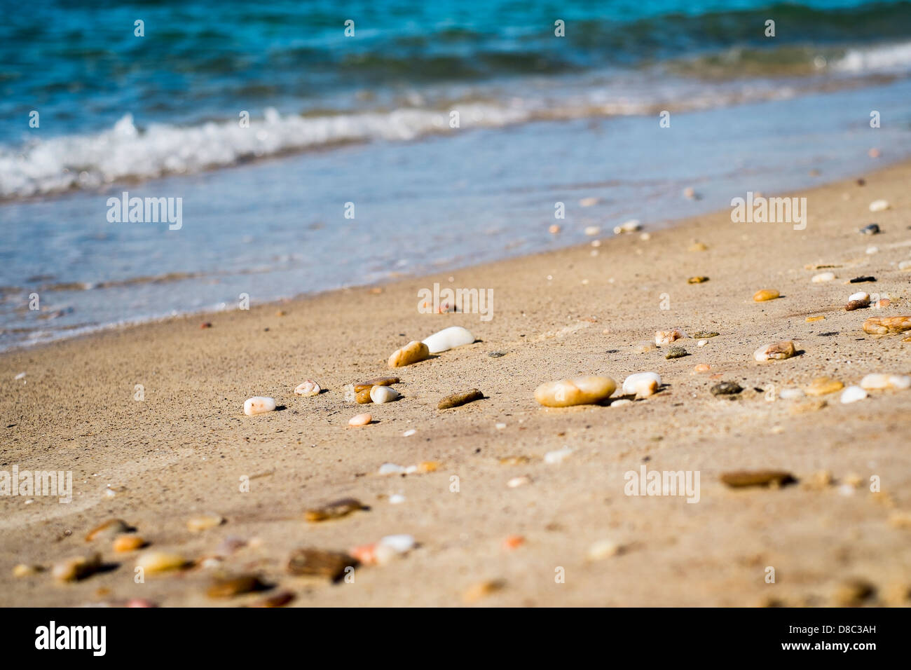 Close up of pebbles on the beach Stock Photo - Alamy