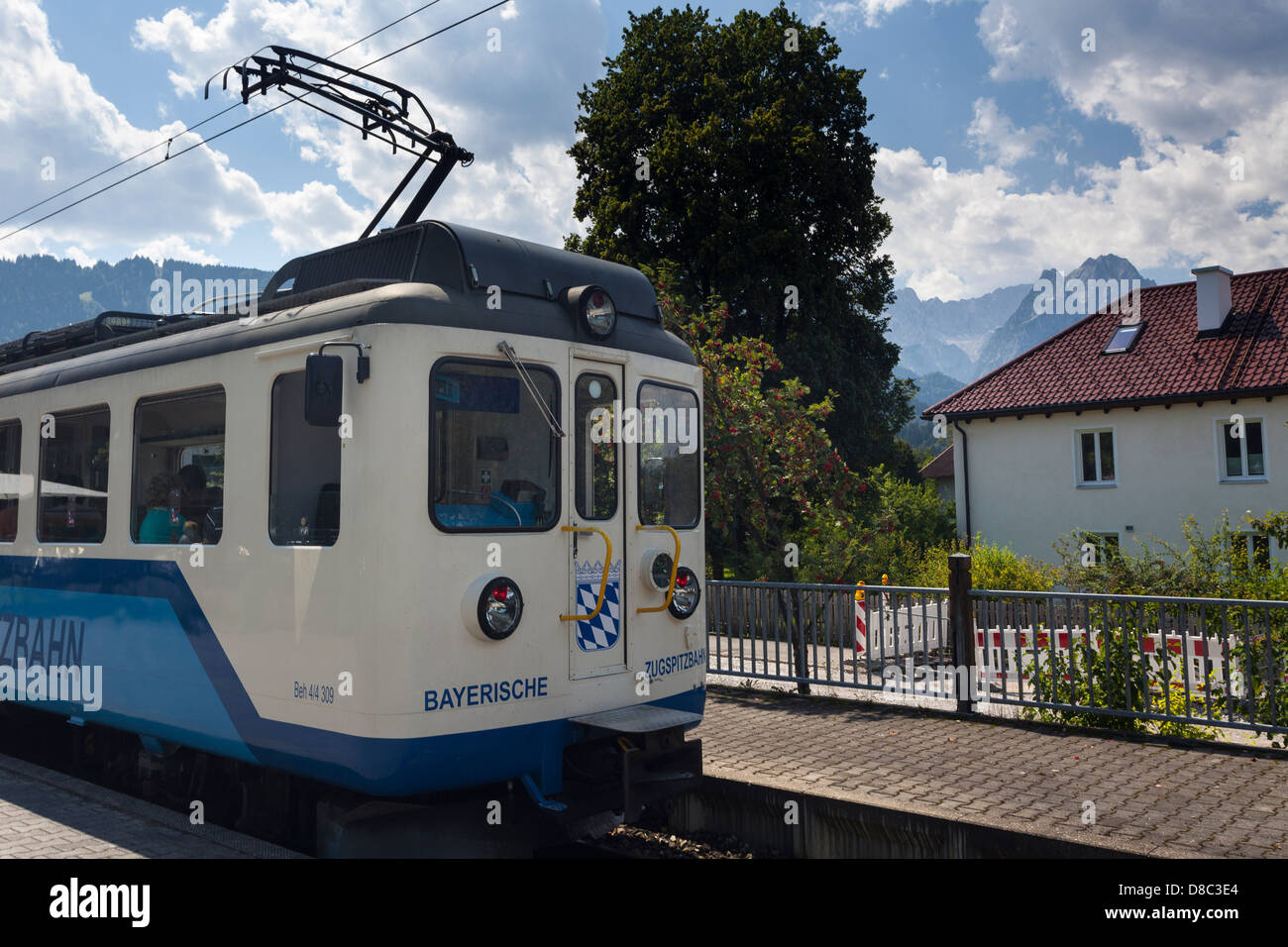 Cog railroad, Garmisch-Partenkirchen, Bavaria, Germany, Europe Stock ...