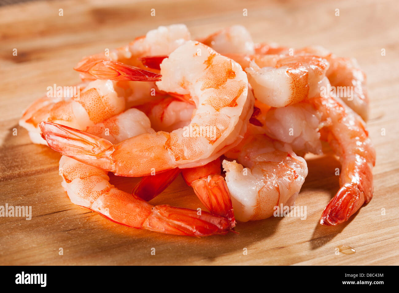 Fresh Organic Shrimp Cocktail with red sauce Stock Photo - Alamy