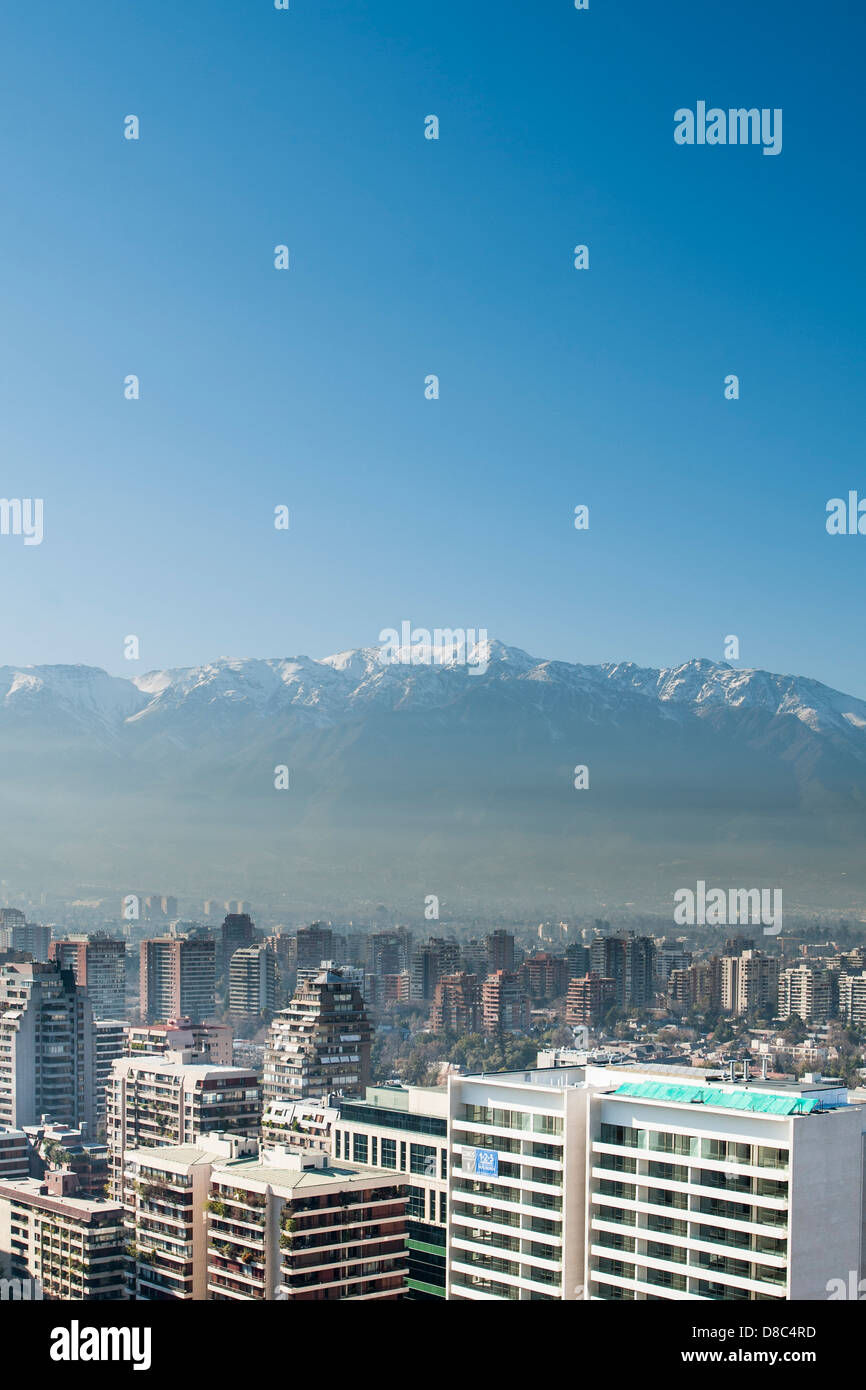 Santiago skyline andes hi-res stock photography and images - Alamy