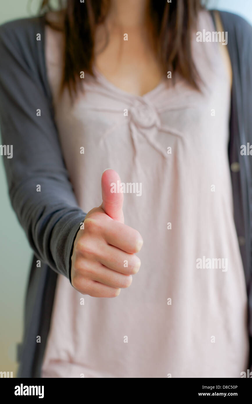 Hand gesture thumbs up hi-res stock photography and images - Alamy