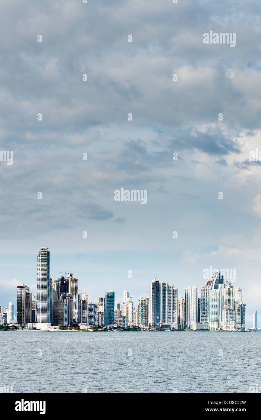 Skyscrapers in Punta Pacifica viewed from Las Bovedas promenade Stock ...