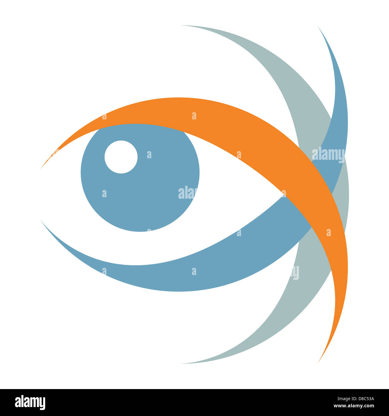 Graphic eye illustration Stock Photo - Alamy