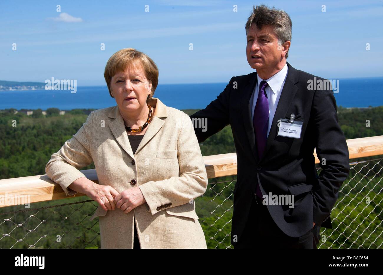 Prora, Germany. 24th May 2013. German Chancellor Angela Merkel and ...