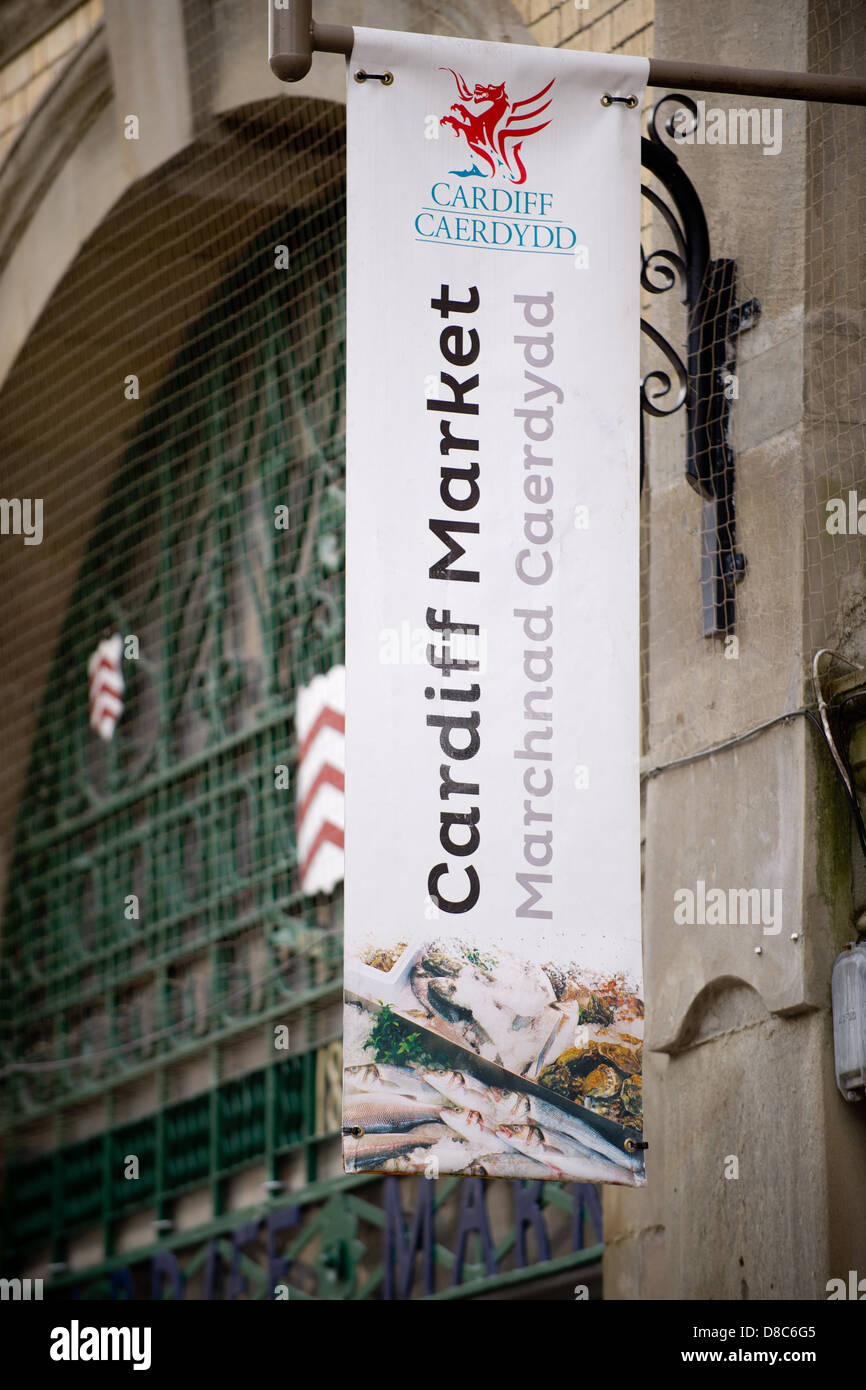 Cardiff sign welsh hi-res stock photography and images - Alamy