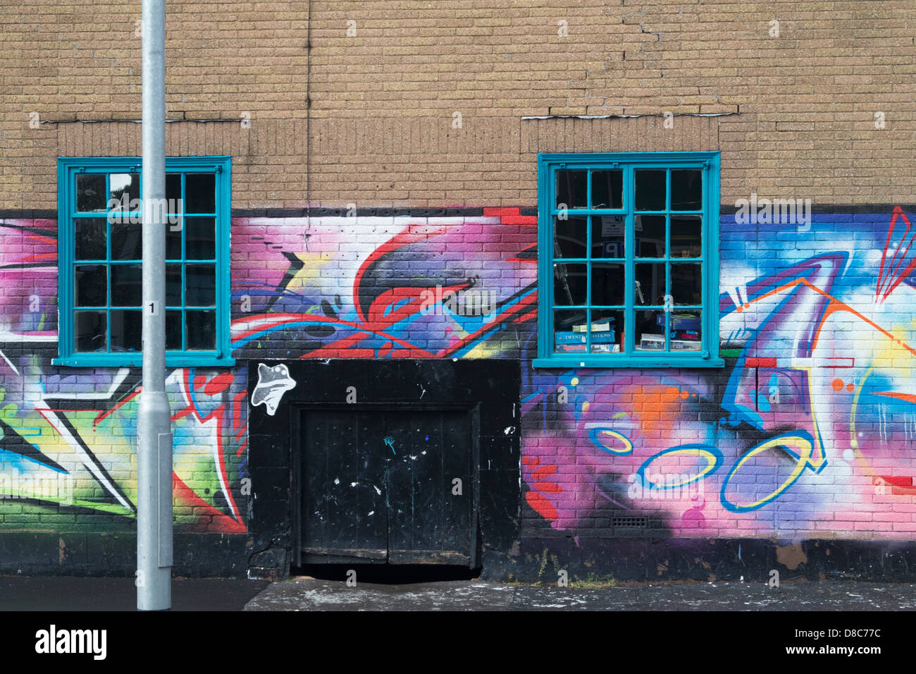 Brighton Graffiti Mural Painting Stock Photo - Alamy