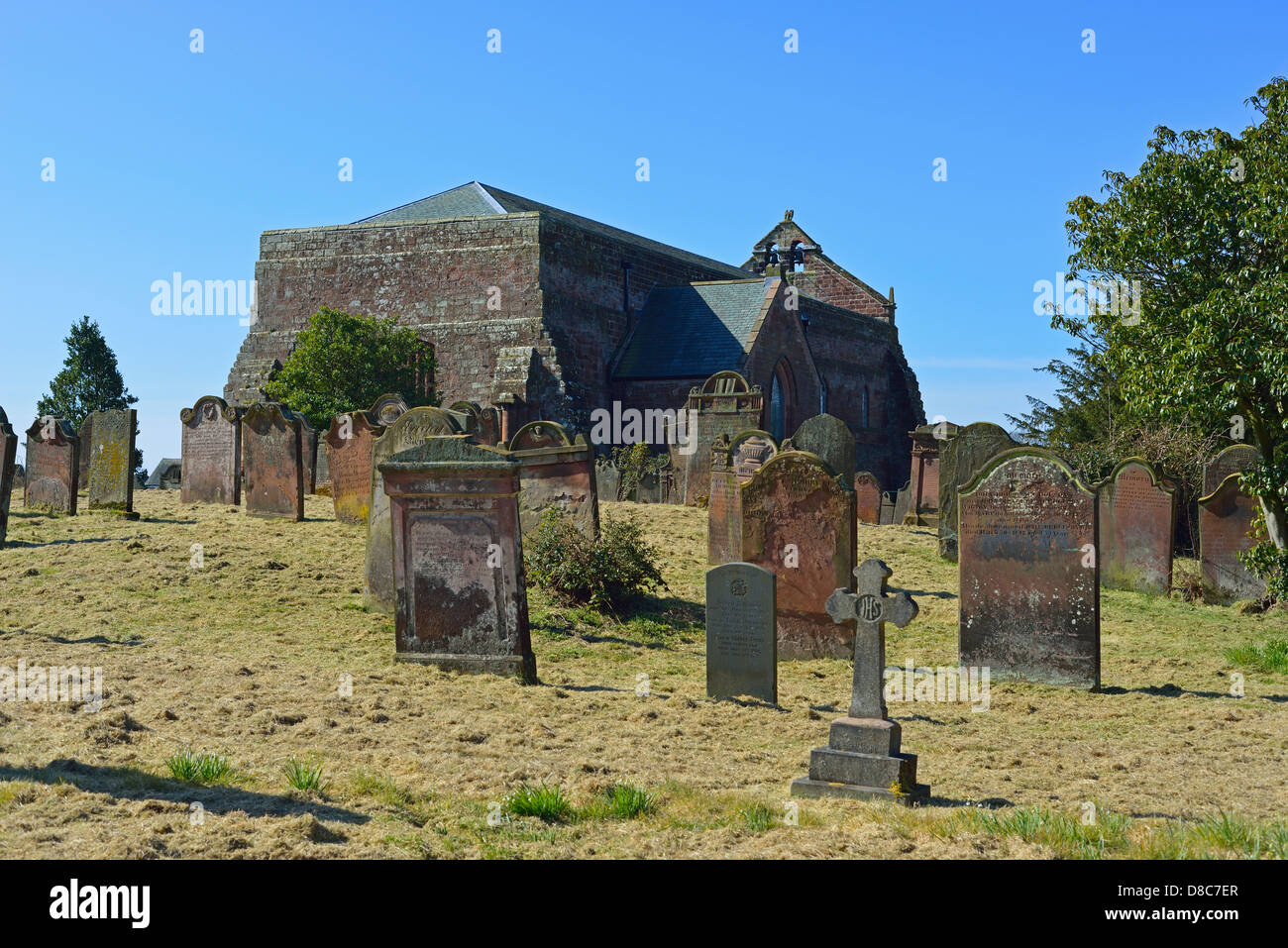 Church of St. Mary Holme Cultram. Abbeytown, Cumbria, England, United ...