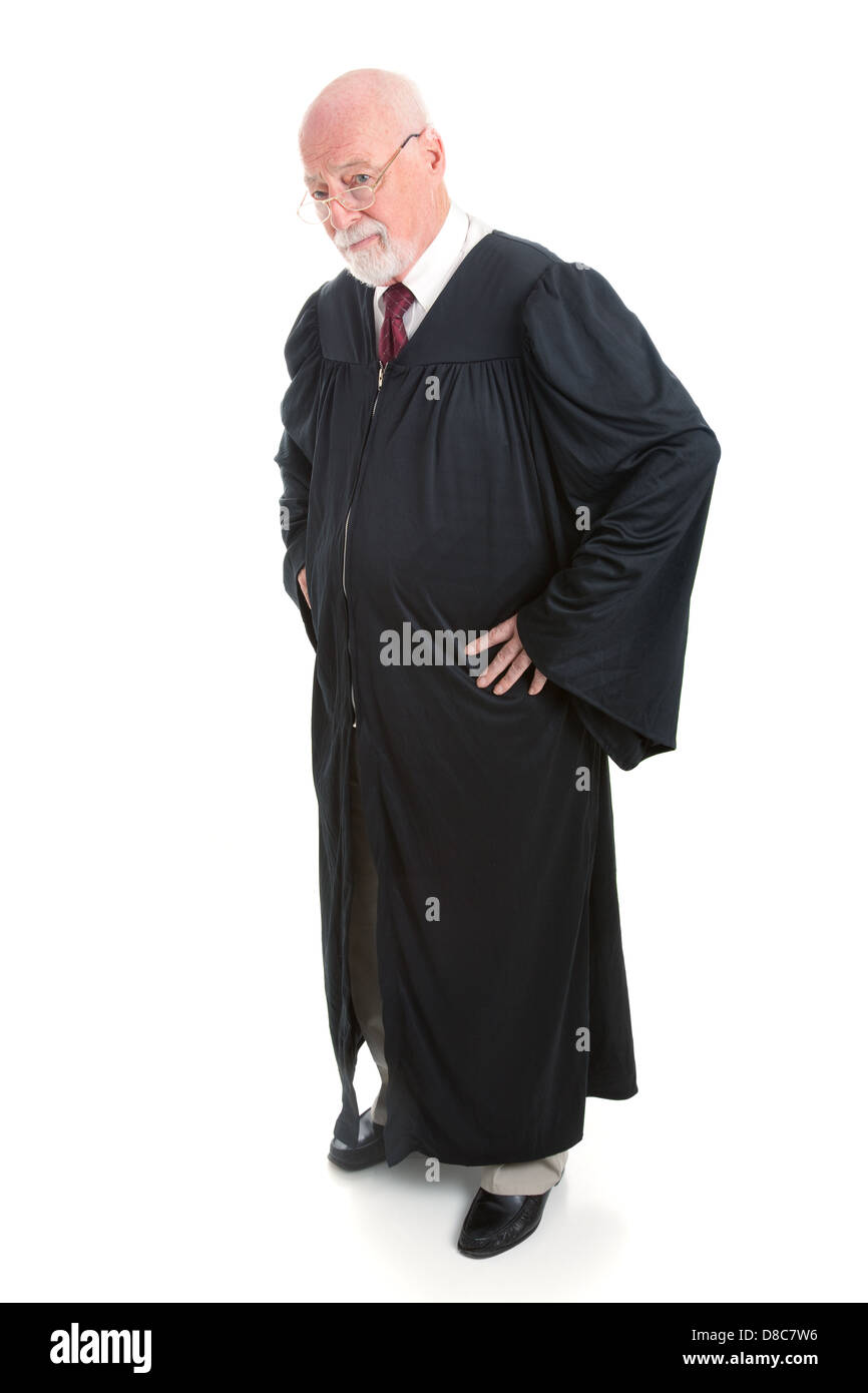 Judge robe full body Cut Out Stock Images & Pictures - Alamy