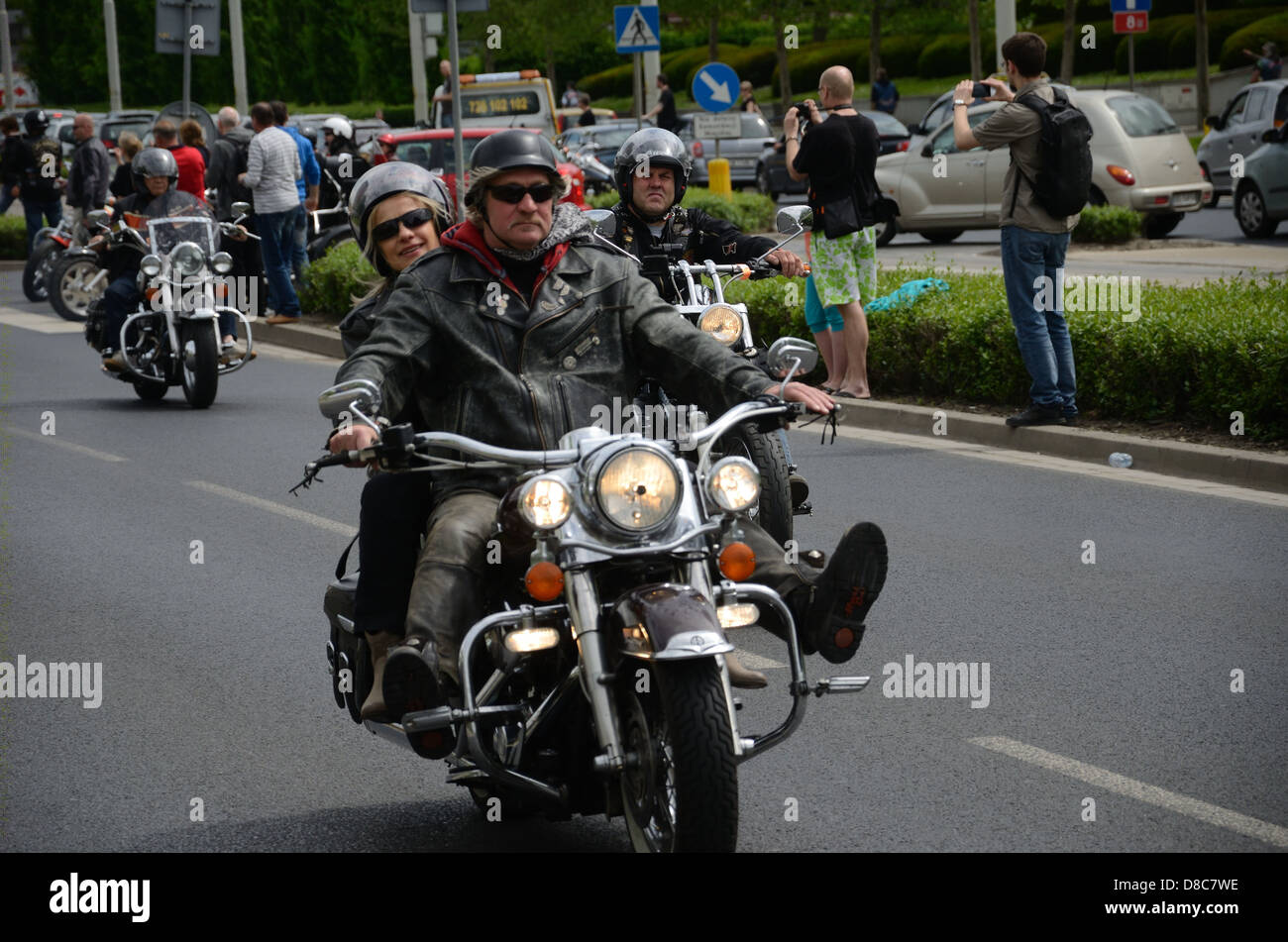 Harley davidson motorcycle club members hi-res stock photography and ...
