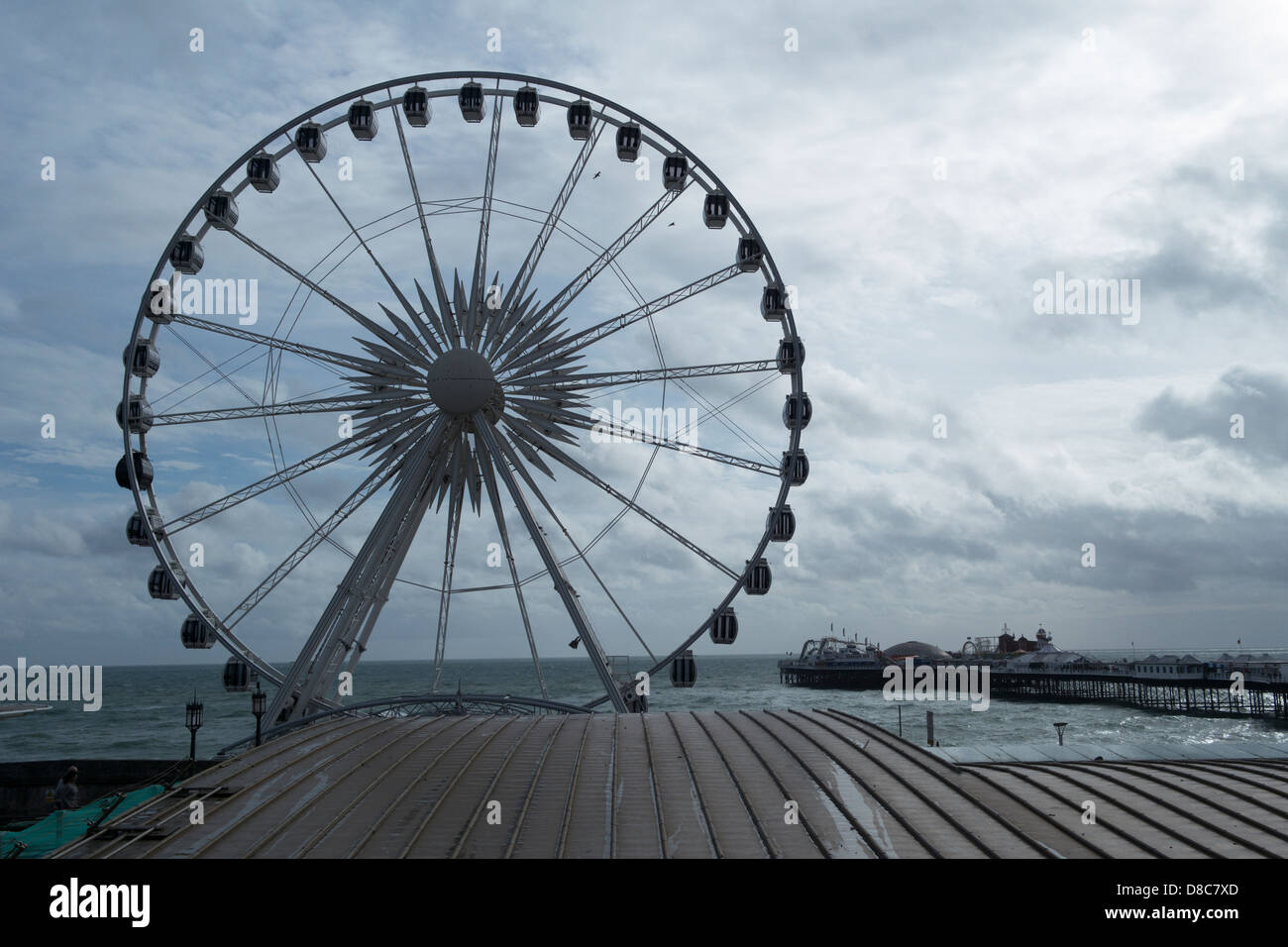 Brighton Eye on a cloudy day Stock Photo - Alamy