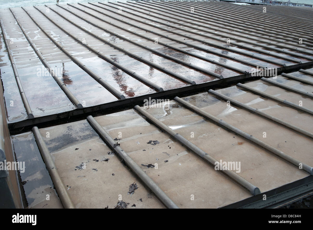 Rain on roof Stock Photo - Alamy