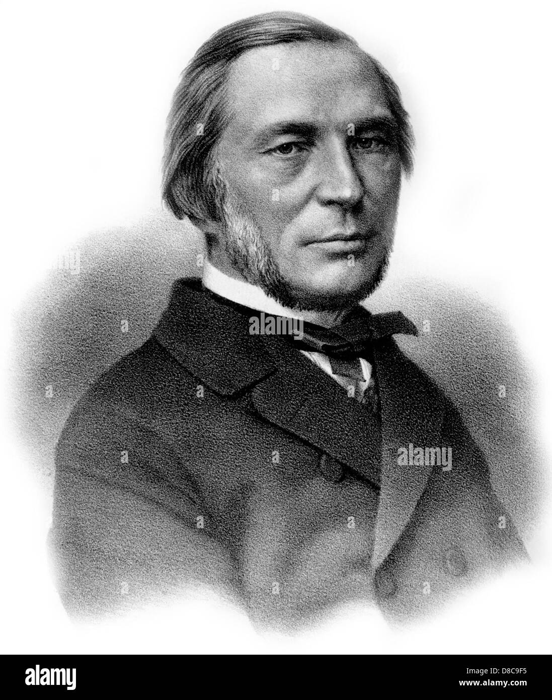 PAFNUTY CHEBYSHEV (1821-1894) Russian mathematician Stock Photo ...