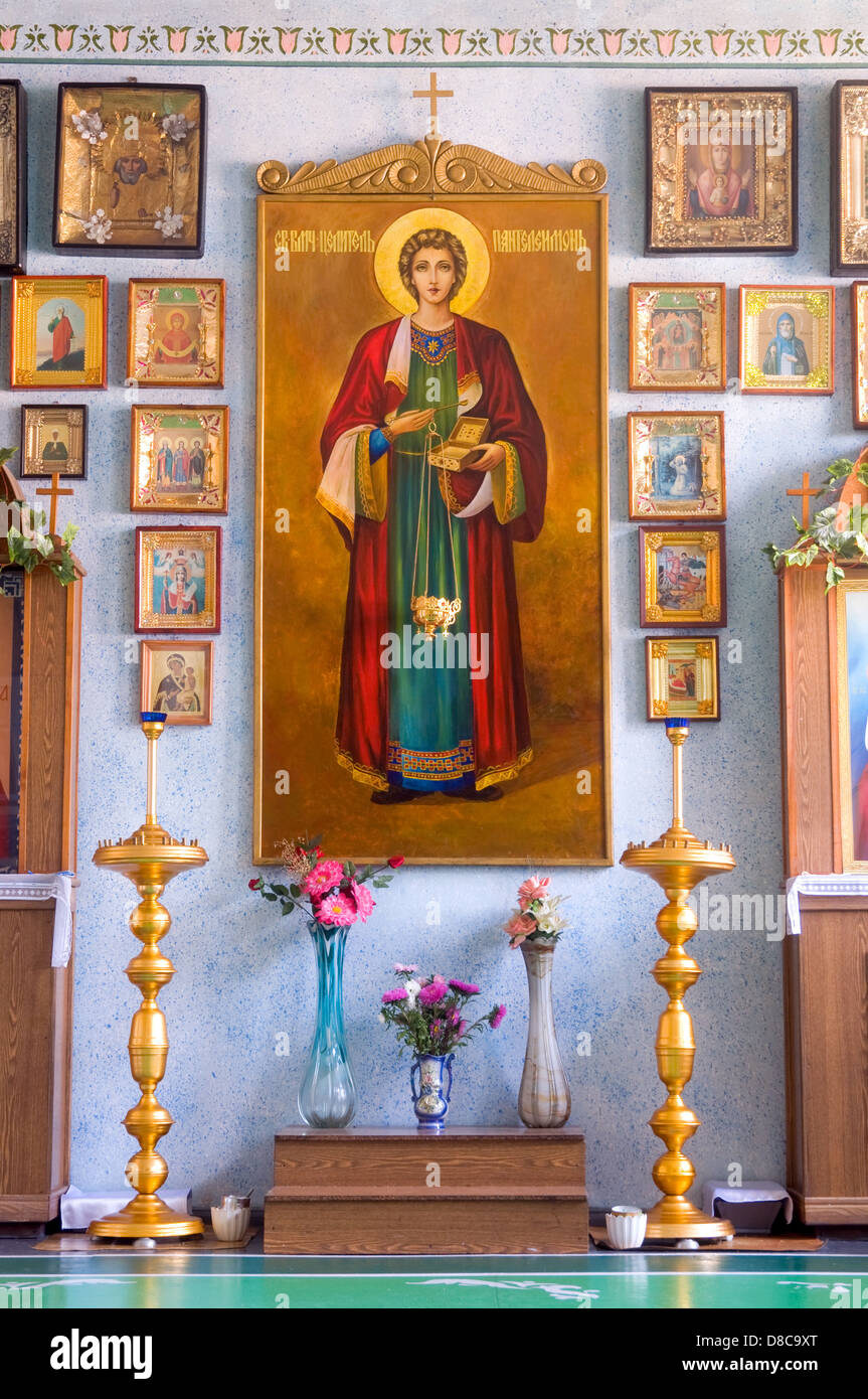 icon at the forefront of the Orthodox Church Stock Photo - Alamy