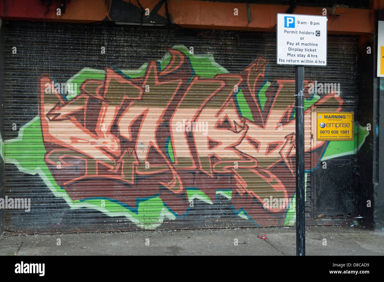 Brighton Graffiti Mural Painting Stock Photo - Alamy