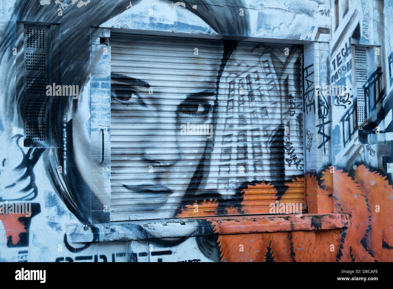 Brighton Graffiti Mural Painting Stock Photo - Alamy