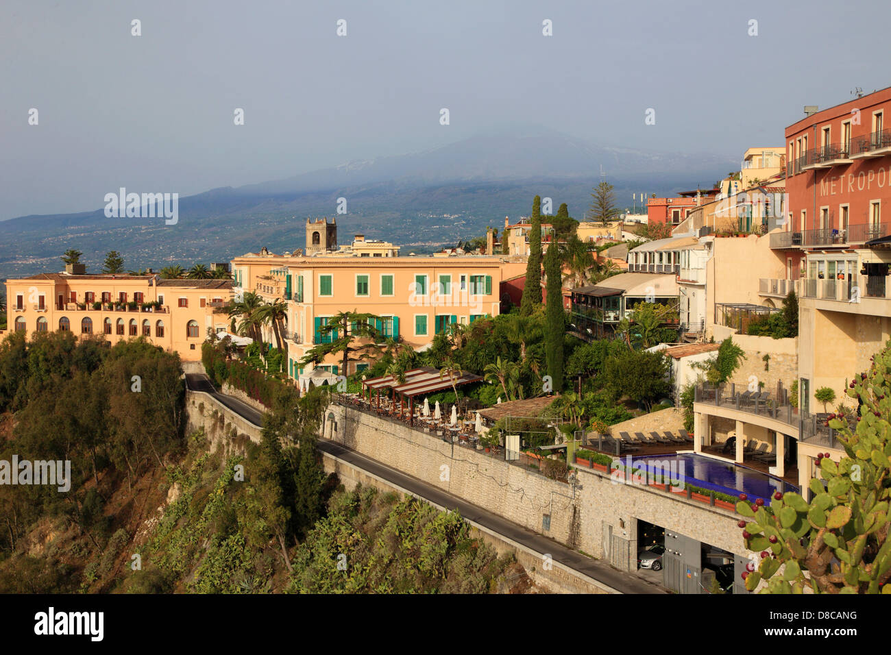 Taormina sicily view hi-res stock photography and images - Alamy