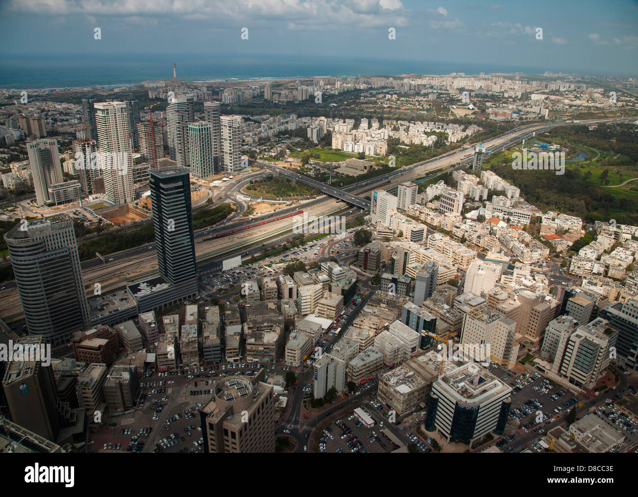 arerial view, Tel Aviv, Israel Stock Photo - Alamy