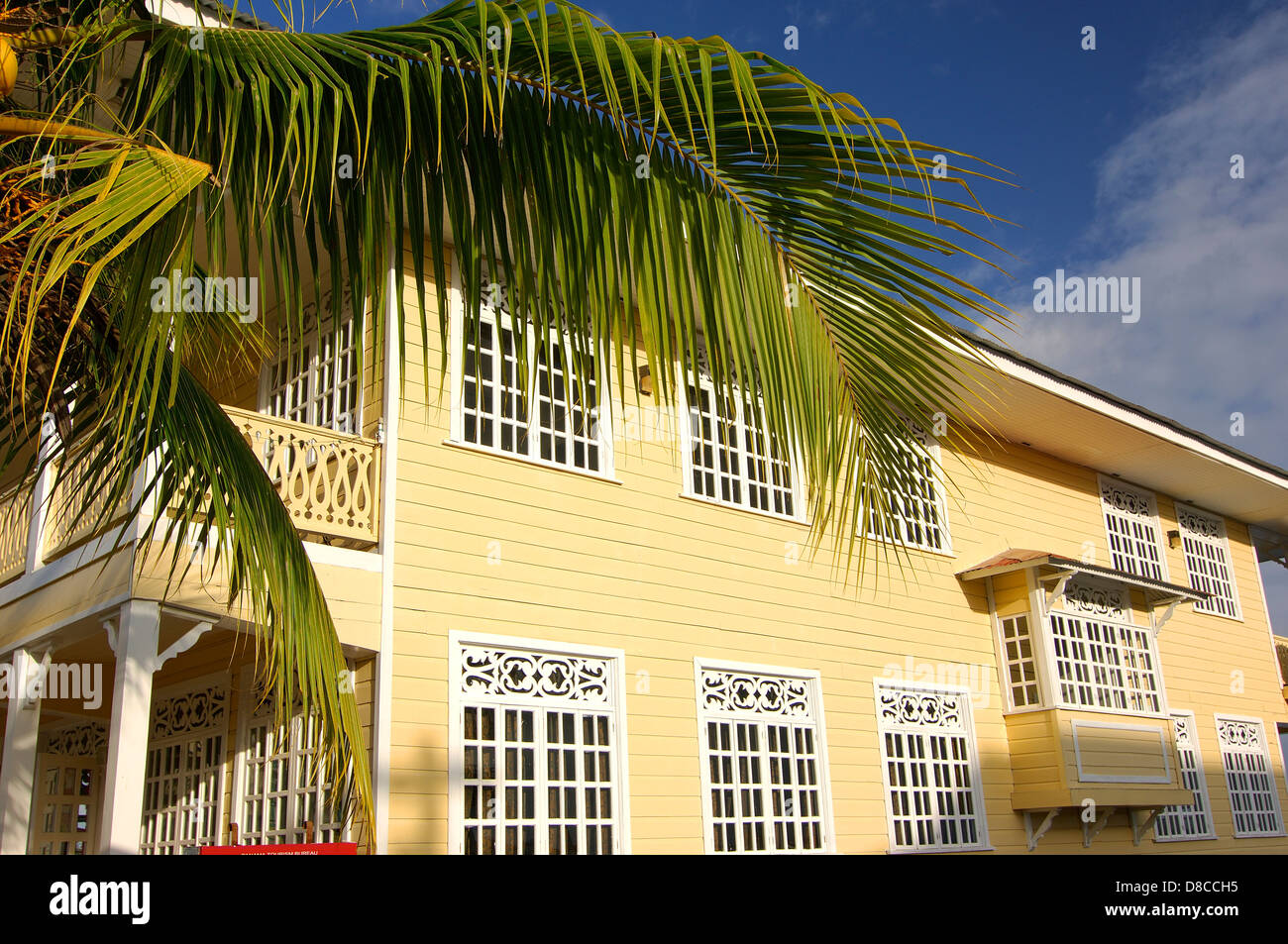 Exterior view of hotel at Colon Island Stock Photo - Alamy
