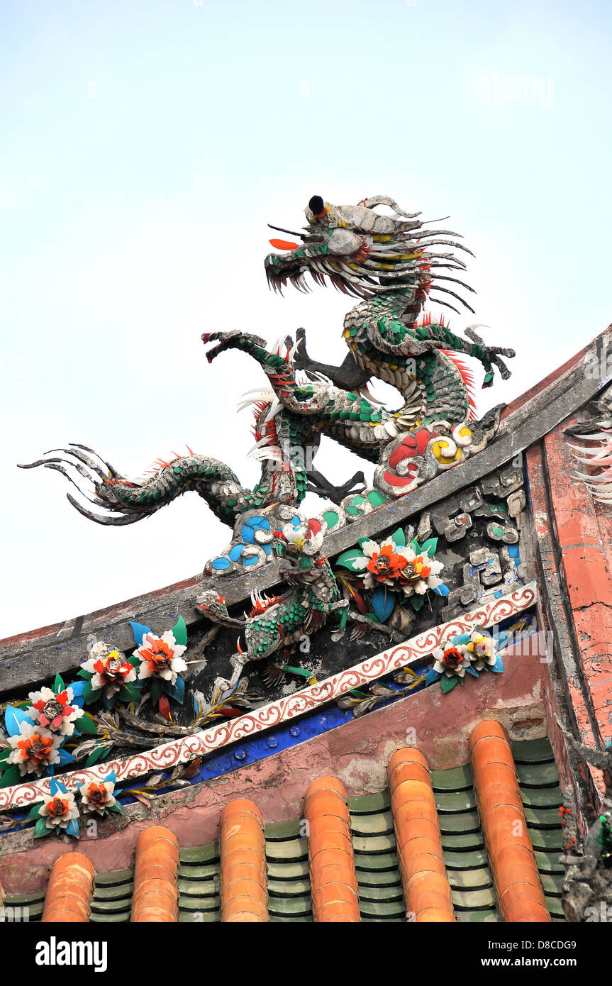 Fuyou chinese temple Zhongzheng road Danshui Taiwan Stock Photo - Alamy