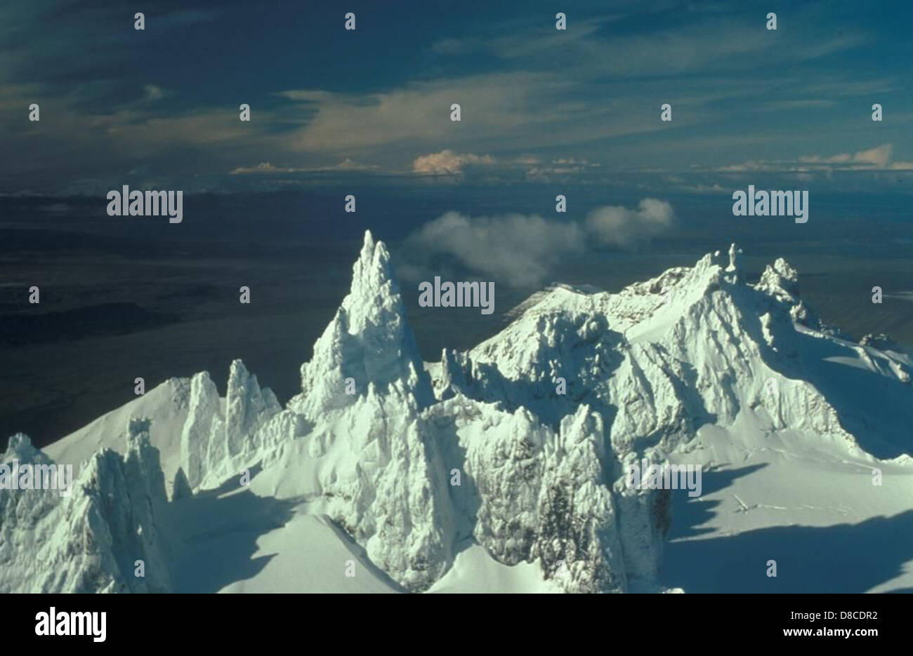 The Aghileen Pinnacles are a dramatic geological formation in Alaska ...