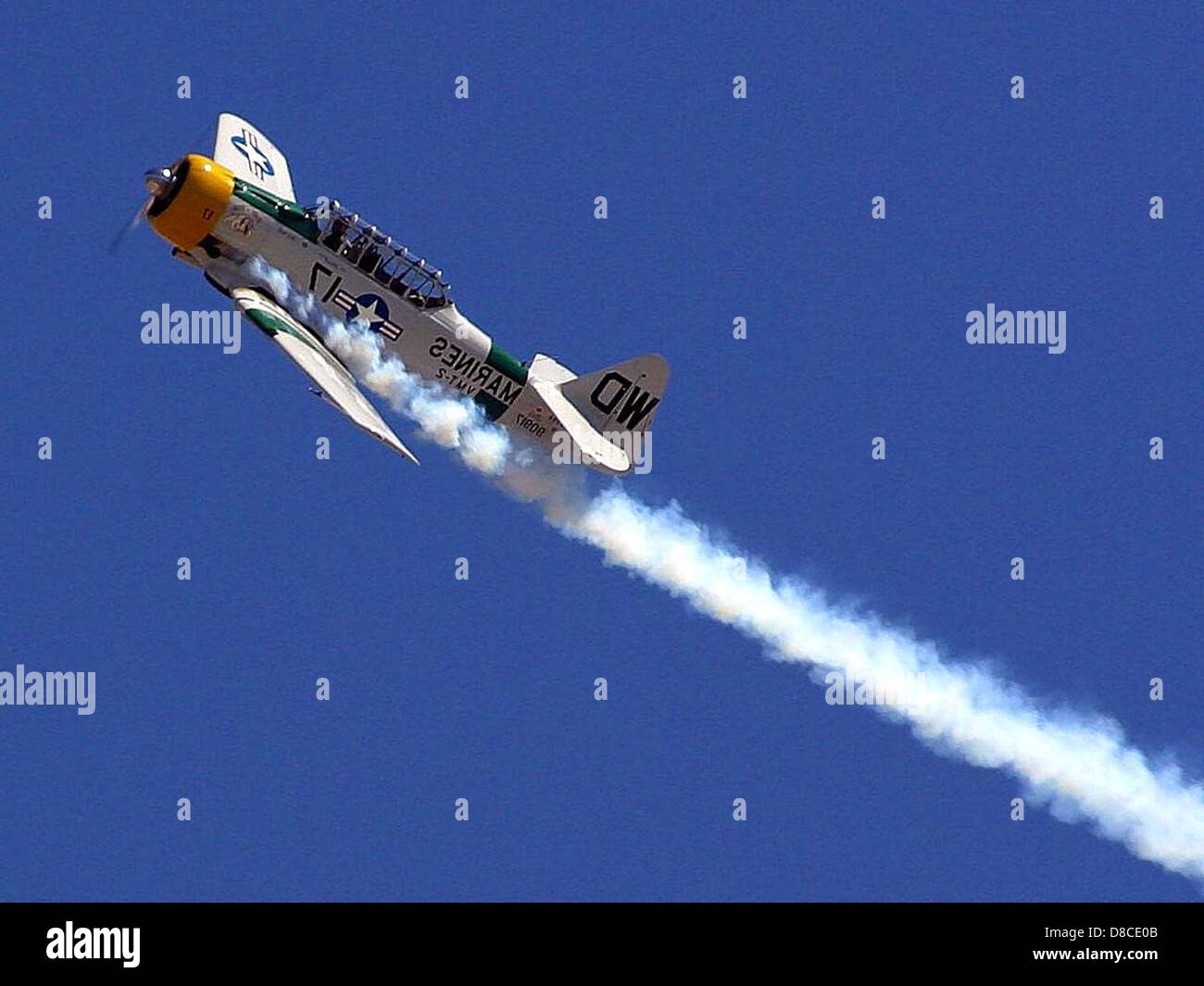 Airshows planes bombers marines wings smoke Stock Photo - Alamy