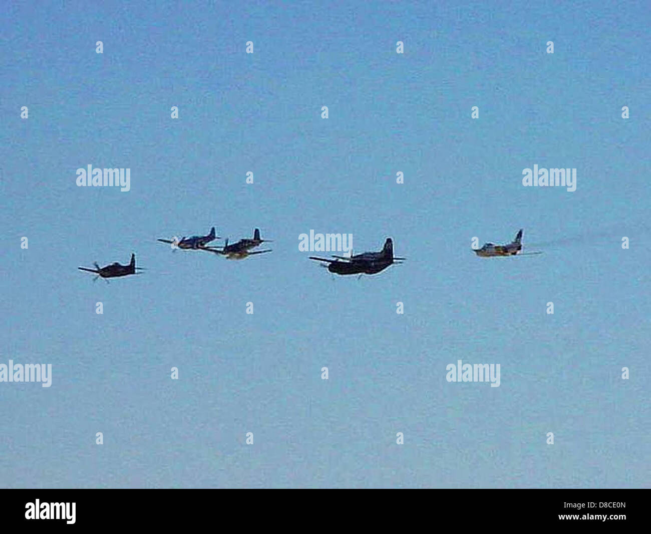 A dramatic moment during an airshow, featuring fighter airplanes ...