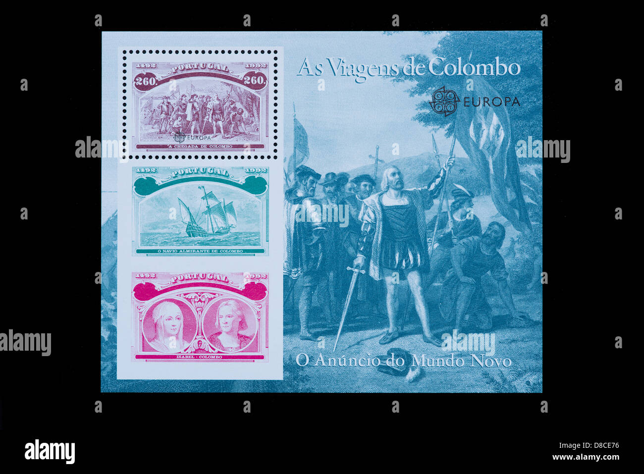 Columbus america stamps hi-res stock photography and images - Alamy
