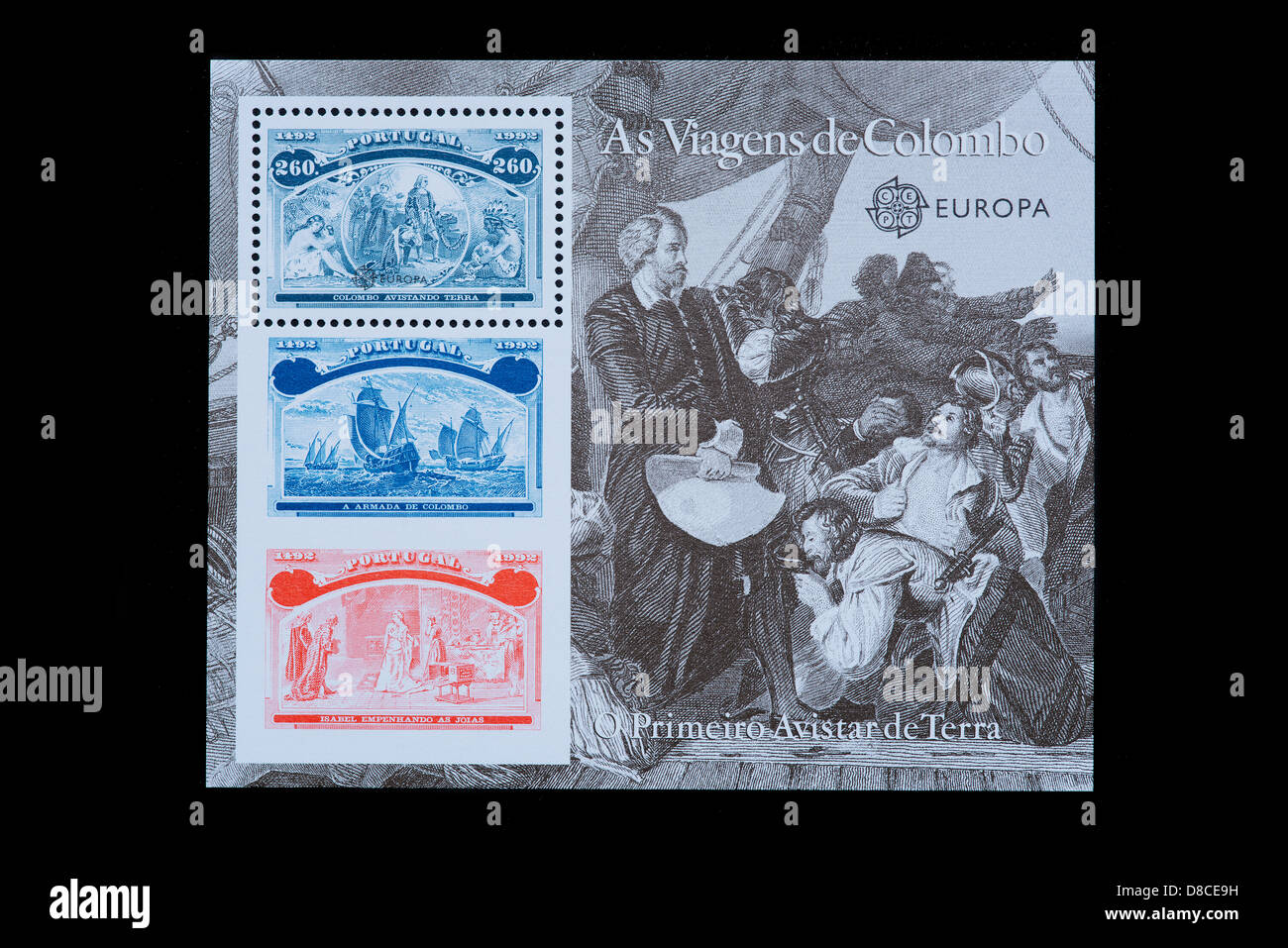 Columbus america stamps hi-res stock photography and images - Alamy