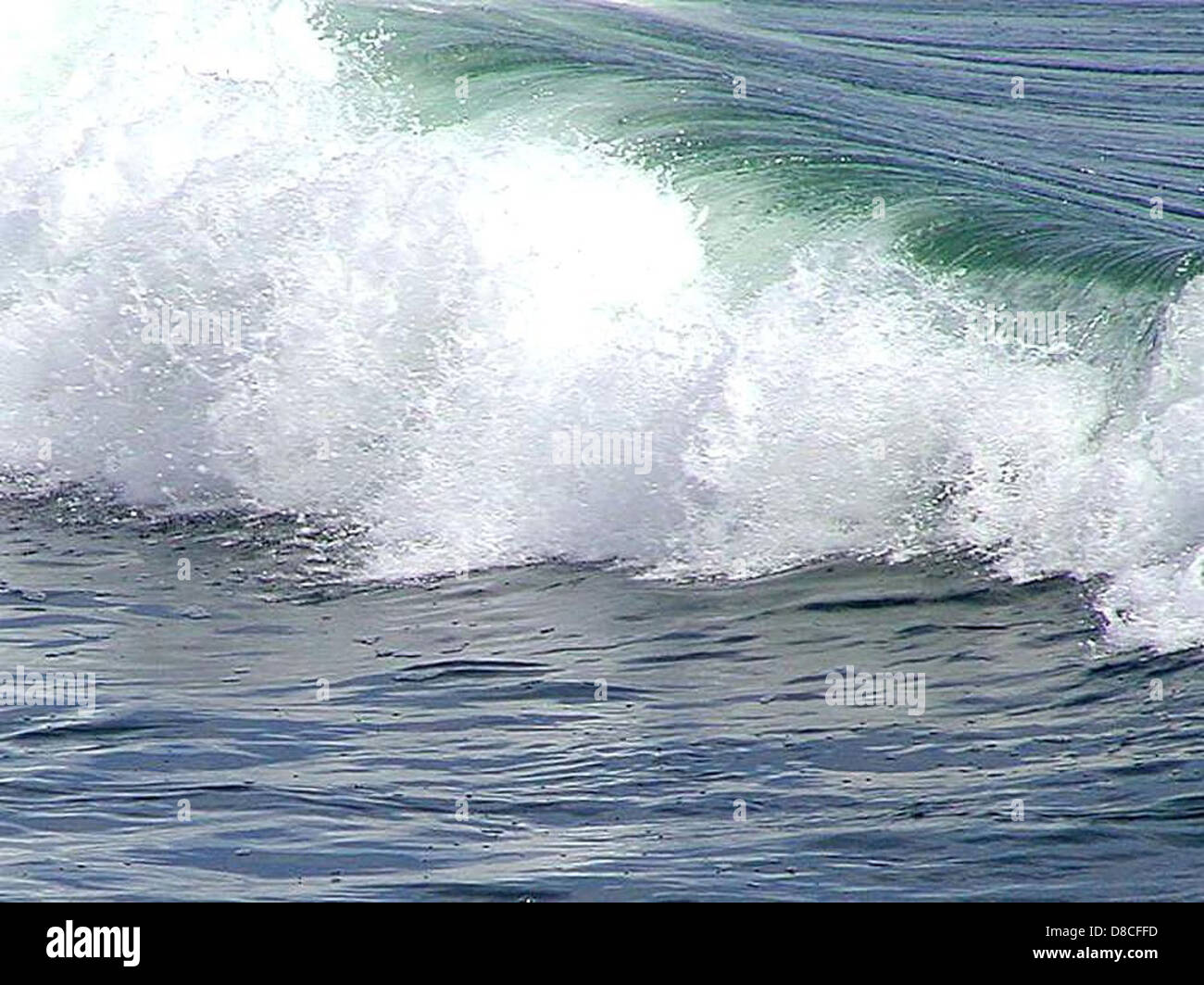 Big wave on ocean Stock Photo - Alamy