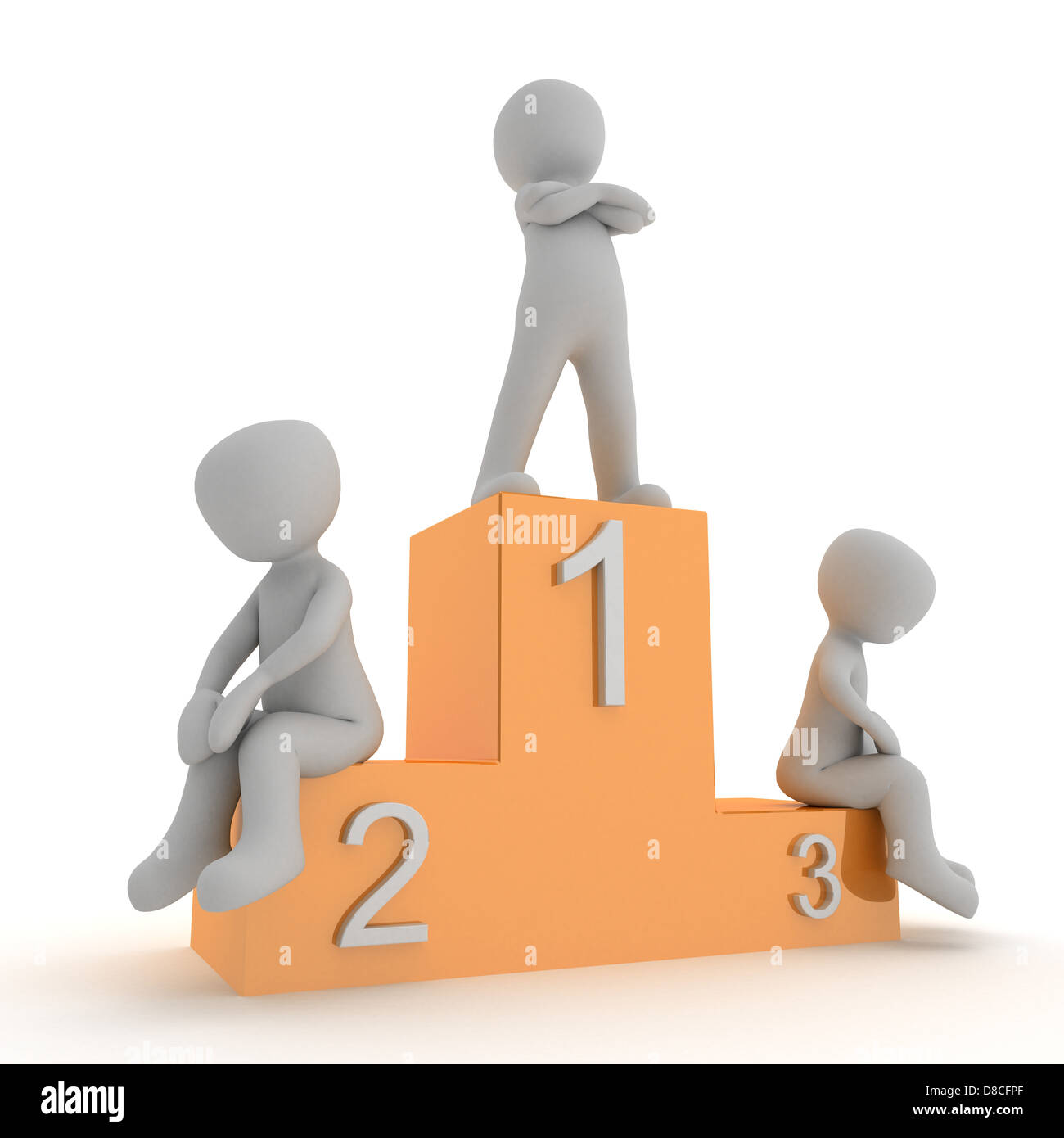 A 3D character gets the first place Stock Photo - Alamy