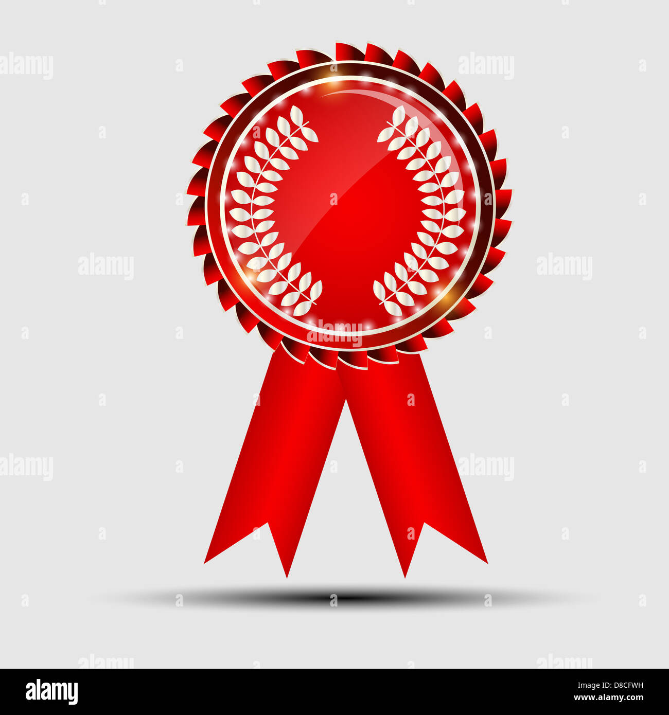Vector red sign, label template Stock Photo - Alamy
