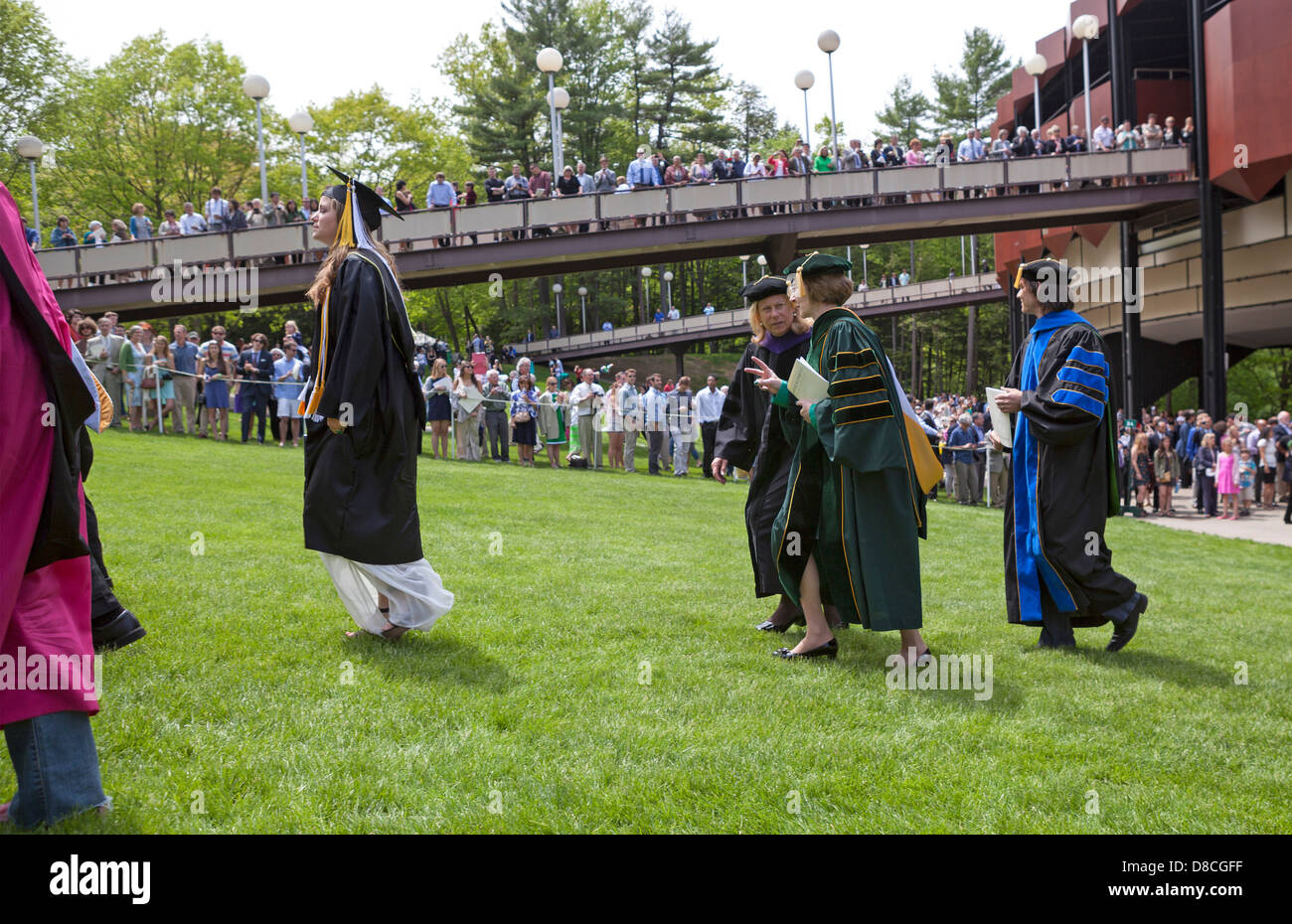 Family and friends join in the celebration of graduation at Skidmore ...