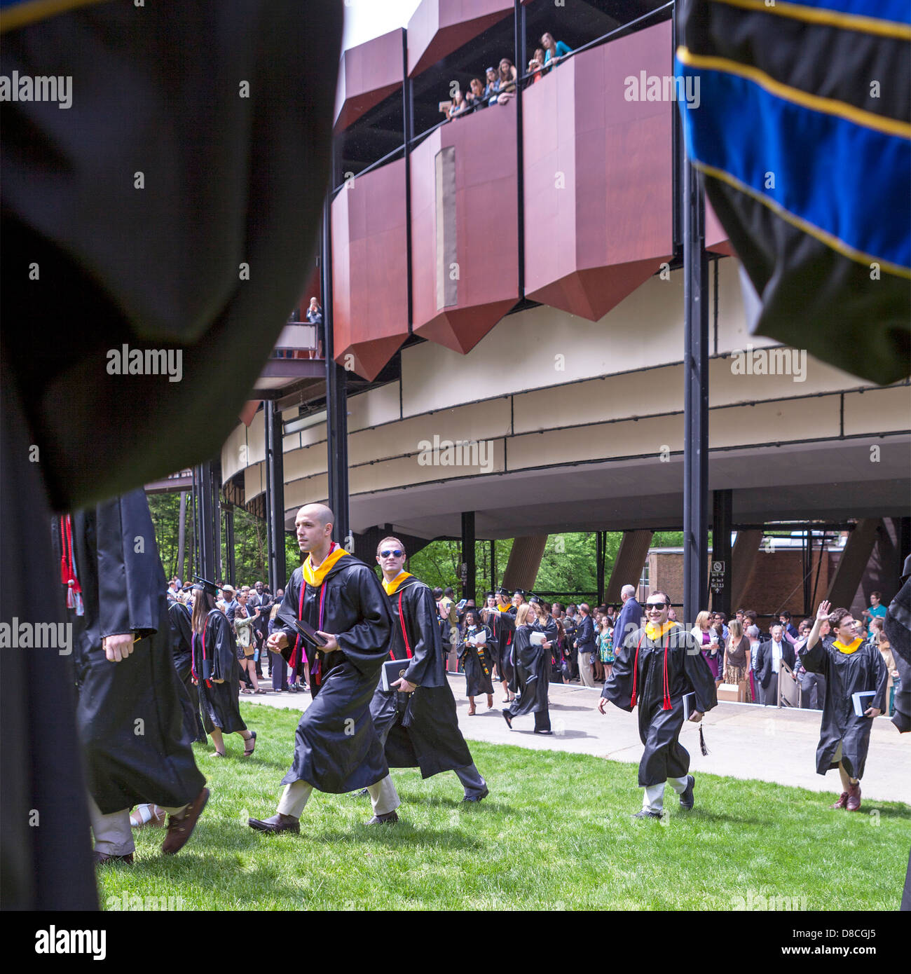 Family and friends join in the celebration of graduation at Skidmore ...