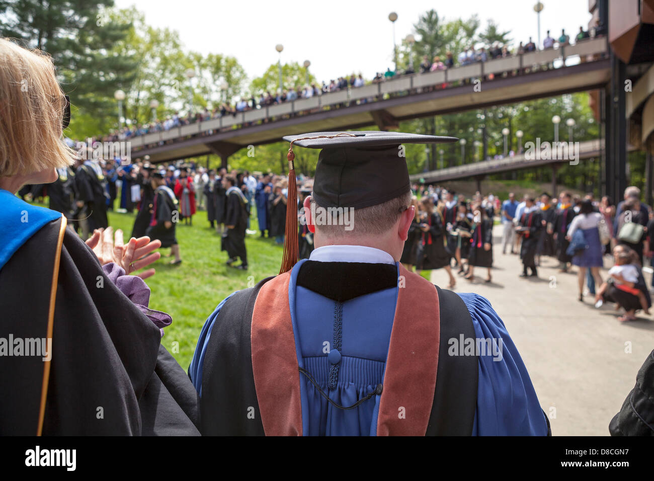 Family and friends join in the celebration of graduation at Skidmore ...