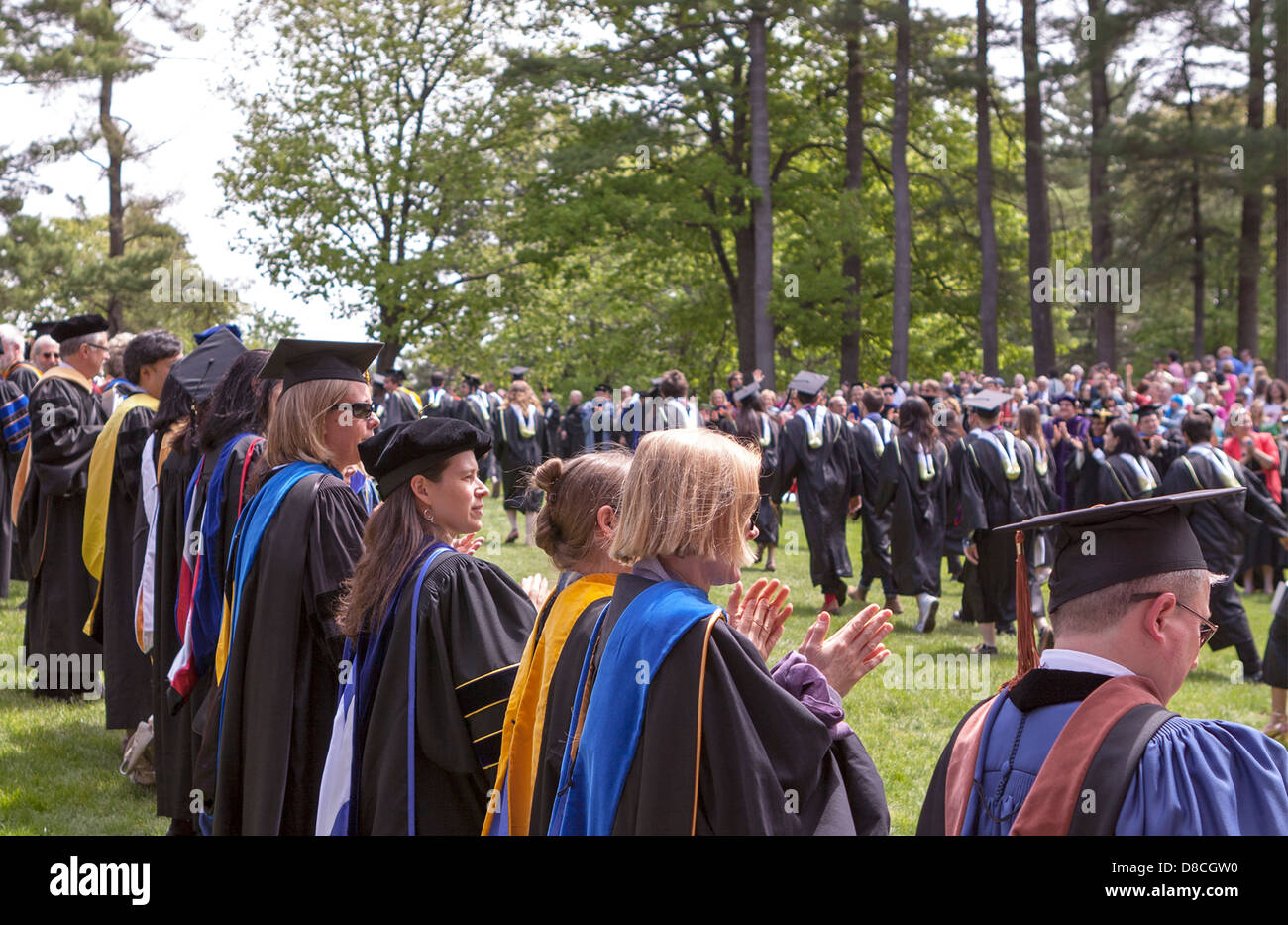 Family and friends join in the celebration of graduation at Skidmore ...