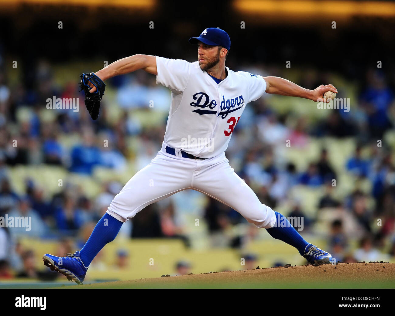 May 24, 2013 Los Angeles, CA.Los Angeles Dodgers starting pitcher Chris ...