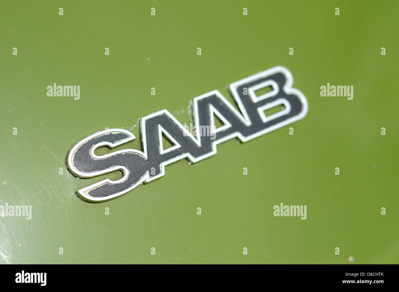 Saab Emblem In The Snow