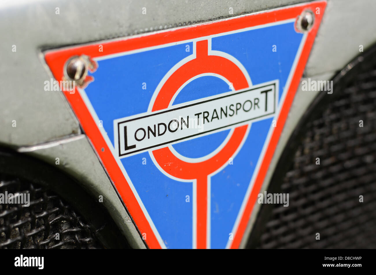 Close-up of an old London bus Stock Photo - Alamy