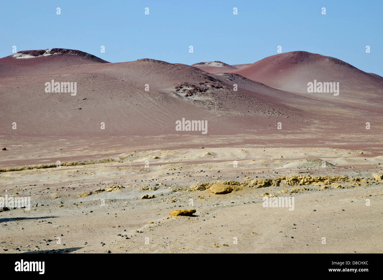 Paracas National Reserve. Archaeological site of Cerro Colorado. Peru ...