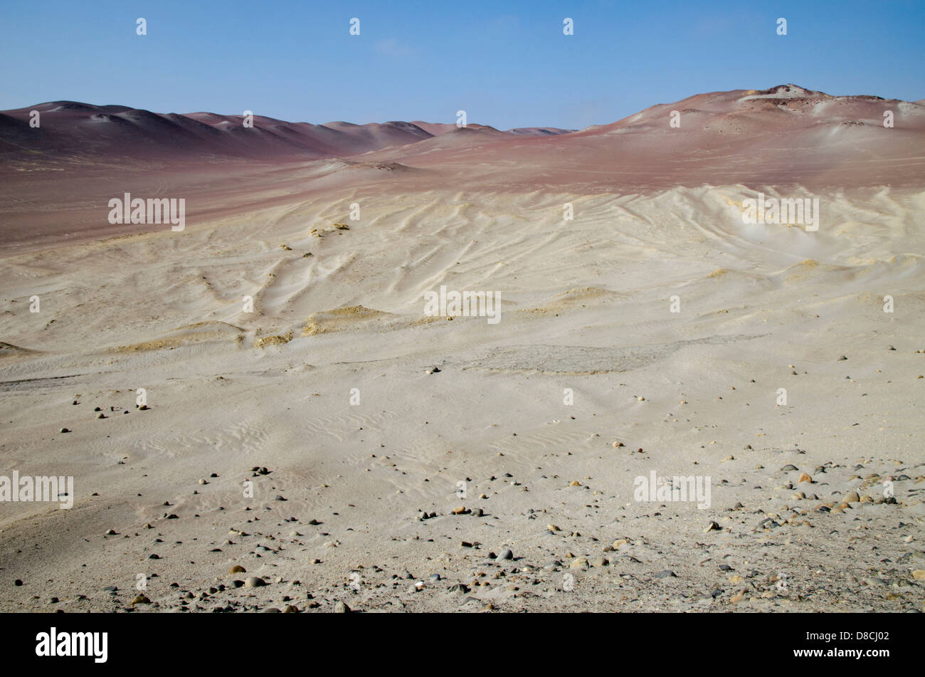 Paracas National Reserve. Archaeological site of Cerro Colorado. Peru ...