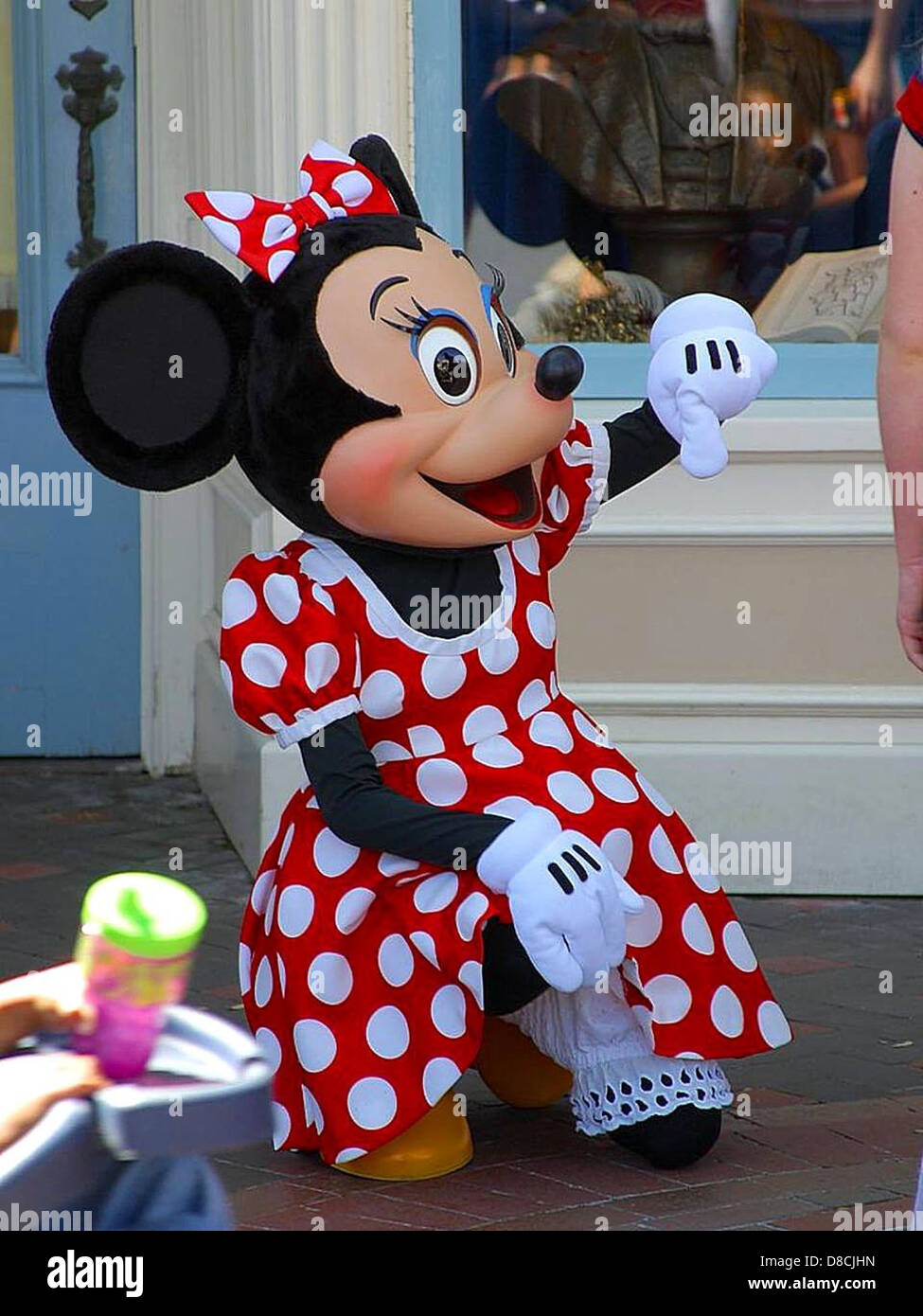 A representation of Disney’s iconic character Minnie Mouse, known for ...