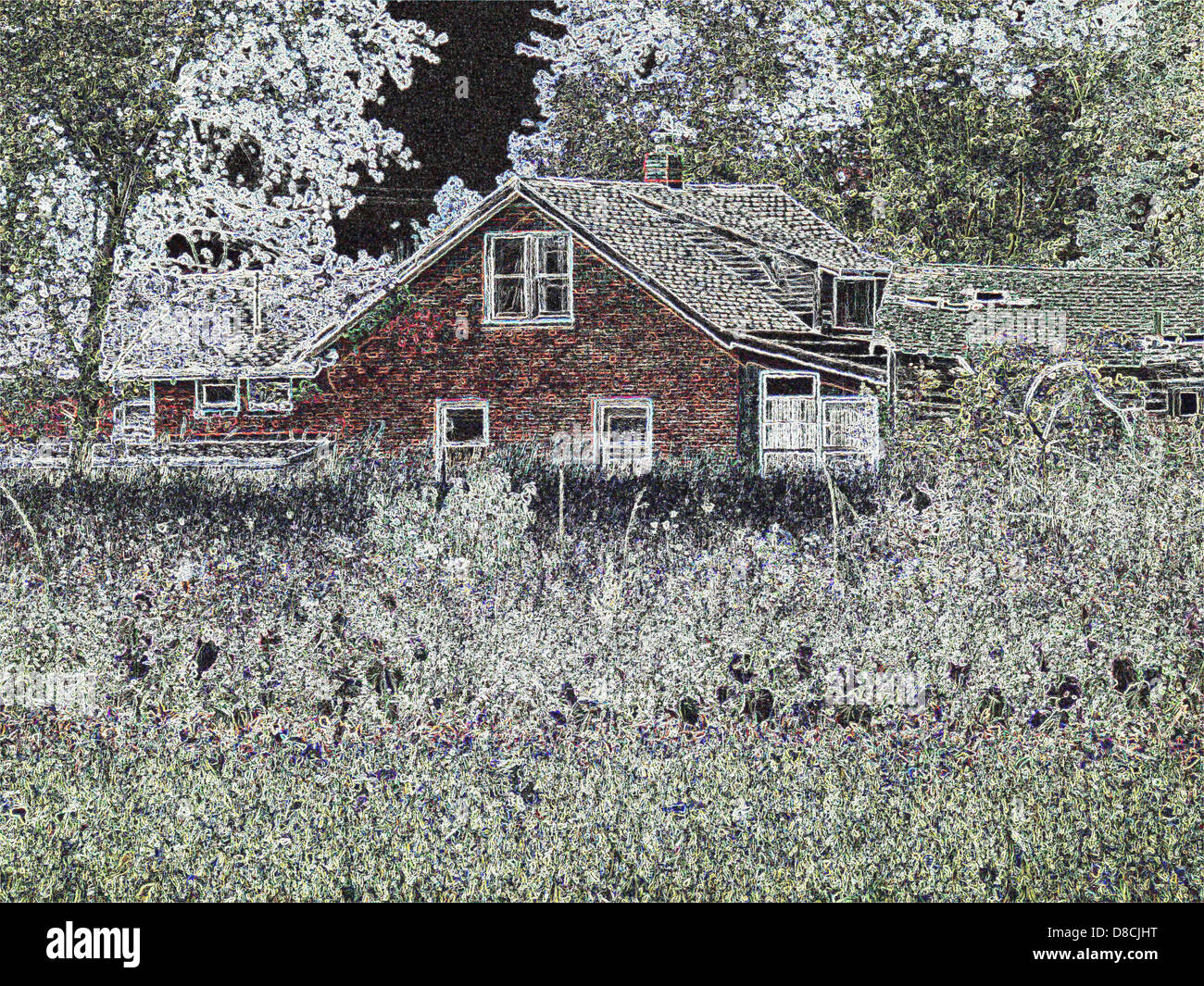 Field crops farm farmhouse hi-res stock photography and images - Alamy