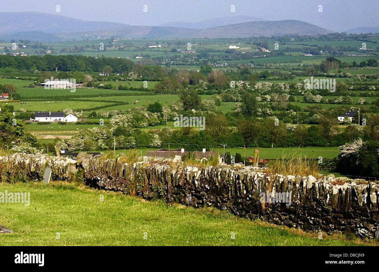 This image shows the Dublin Mountains, located just outside Dublin ...