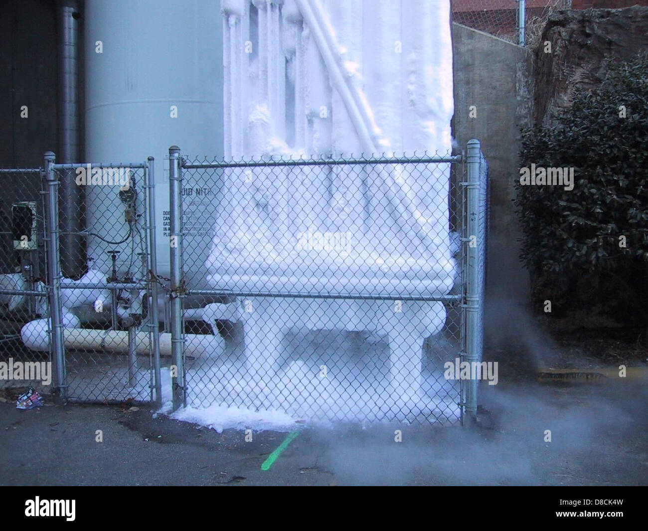 An expansion tower is shown, part of a larger construction project. The ...