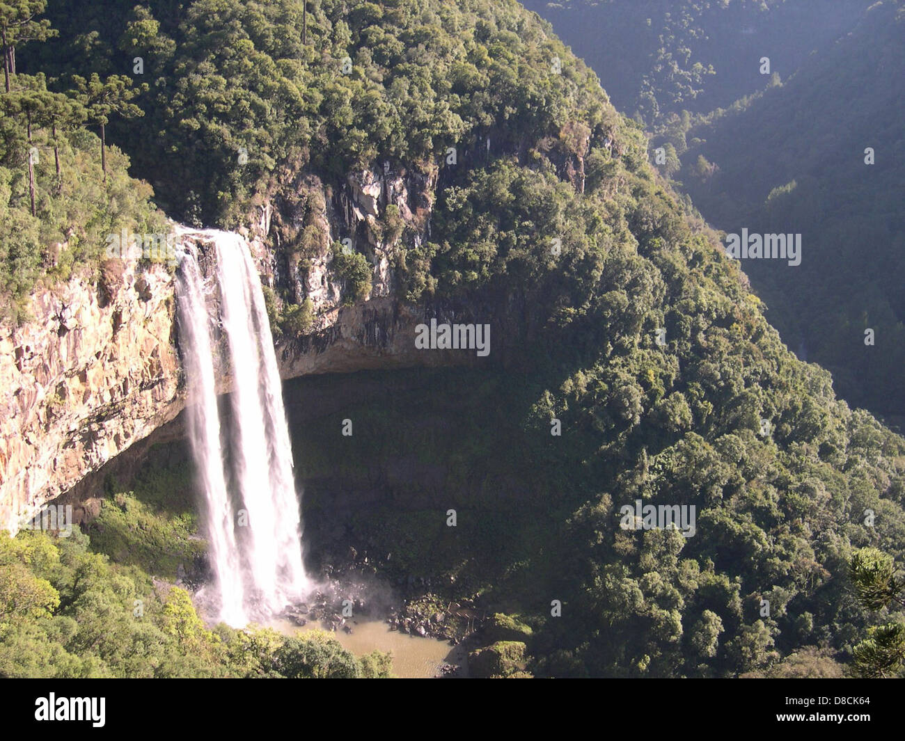 The Caracol Falls in Brazil is a stunning waterfall located in the ...